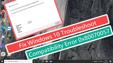 Solución Error 0x80070057 Cambio Variables De Entorno Mundowin