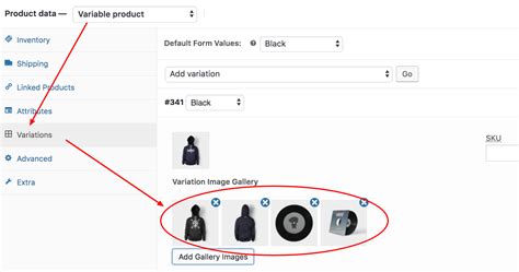 Addition Variation Image Gallery For Woocommerce Getwooplugins