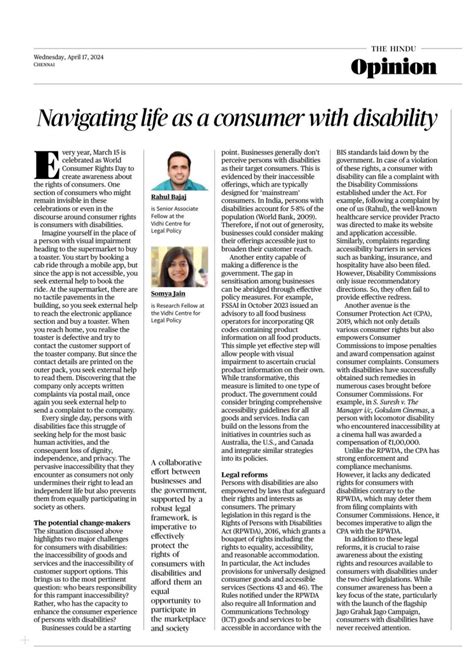 Somya Jain On Linkedin In Todays Issue Of The Hindu My Colleague