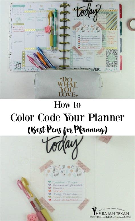 Color Code Your Planner Like A Pro