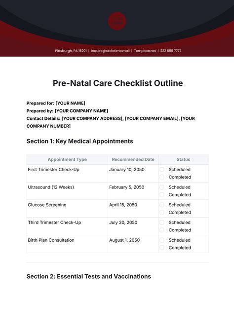 Free Pre Surgery Checklist Template To Edit Online