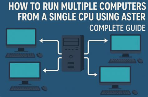 🖥️ How To Run Multiple Computers From A Single Cpu Using Aster