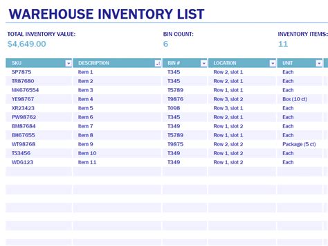 Sample Excel File Inventory Db Excel Com