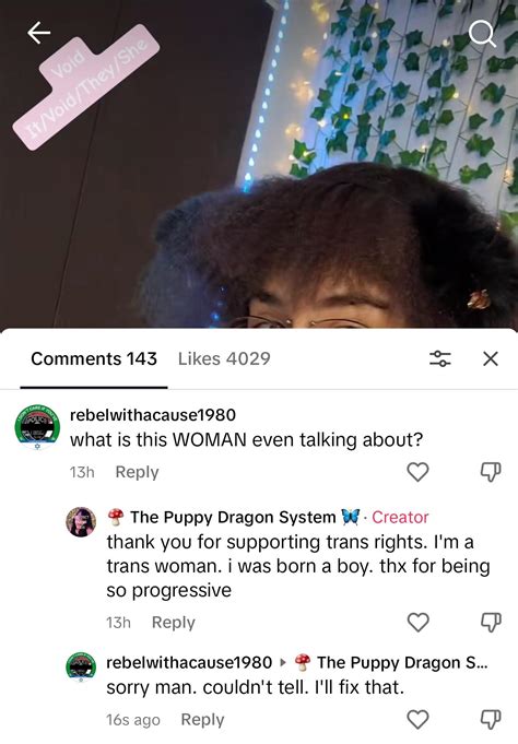 I M A Trans Woman I Made A TikTok Mocking LibsofTikTok Accidentally Gendering Me Correctly