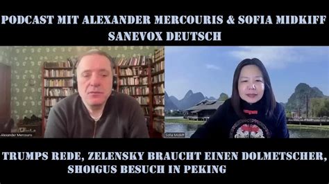 Podcast Mit Alexander Mercouris And Sofia Midkiff Deutsch Synchronisiert