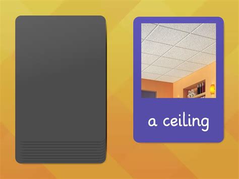 Classroom Objects Flashcards 6 Speaking Cards