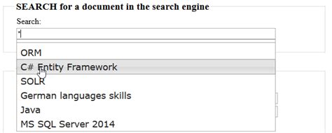 Full Text Search With ASP NET MVC JQuery Autocomplete And Elasticsearch Software Engineering