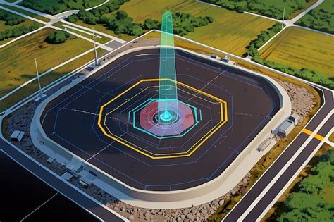 3d Radar Navigation Premium Ai Generated Image