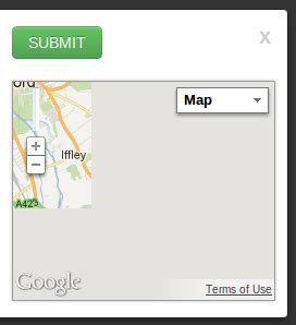 Jquery Google Map Issue With Twitter Bootstrap Stack Overflow