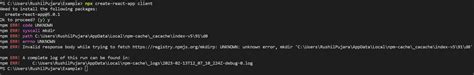 Npm Error · Community · Discussion 47236 · Github