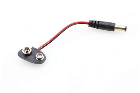 9v Battery Connector With Dc Jack Electronic Components Parts Shop