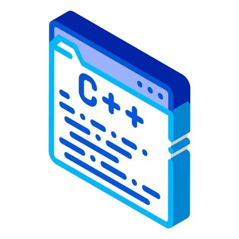 Code File Computer System Vector Isometric Sign Color Isolated Symbol