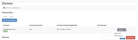 Azure Device Sync