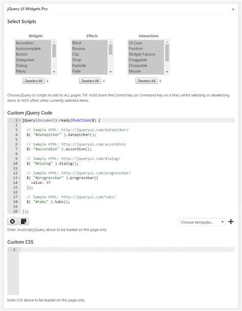 Jquery Ui Widgets Pro Wpgo Plugins