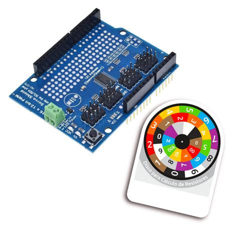 Shield Servo Motor 16 Canais Para Arduino Shopee Brasil