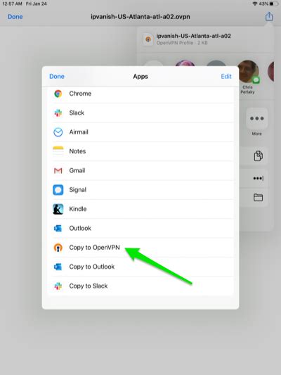 OpenVPN Connect Setup On IPhone IPad IPVanish