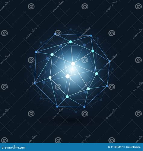 Minimal Cloud Computing Digital Networks Structure Telecommunications Concept Design Modern