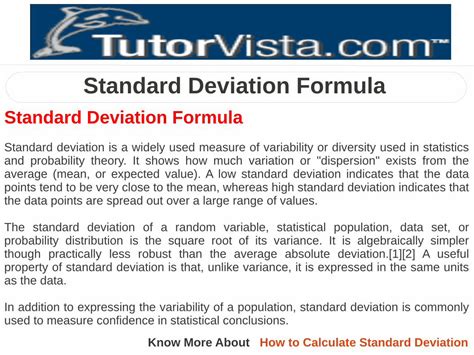 PDF Standard Deviation Formula DOKUMEN TIPS