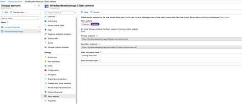 A Guide To Hosting A Static Website In Azure By Luke Phillips Capgemini Microsoft Team Blog