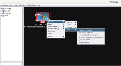 Armitage The Metasploit Gui