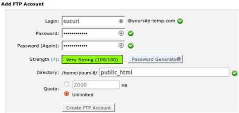 Create Ftp On Inmotion Sucuri Docs