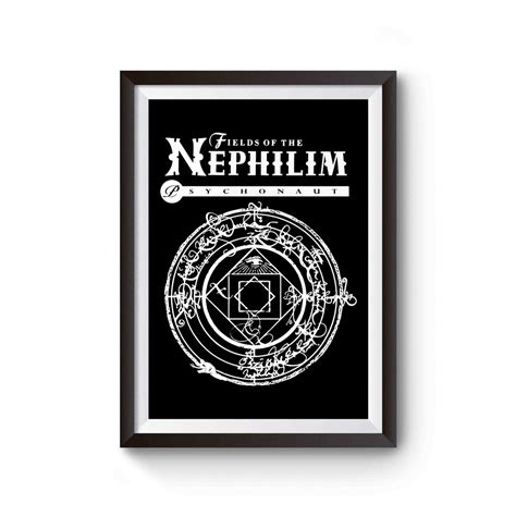 Fields Of The Nephilim Classic Logo Poster