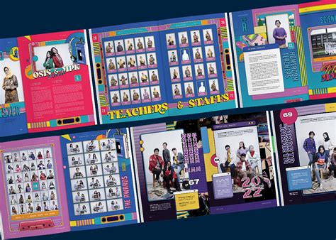 Retro Yearbook Layout Concept On Behance