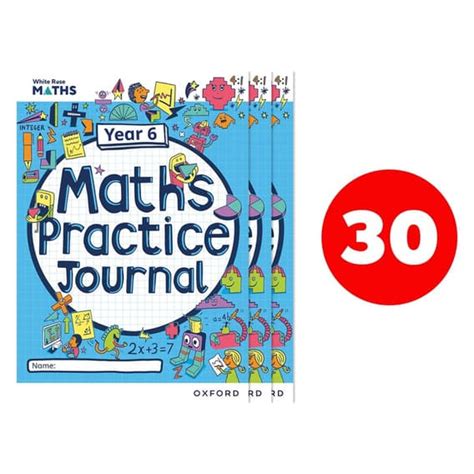White Rose Maths Journal Year 6 Pack Of 30 Mathematics And Numeracy Ypo
