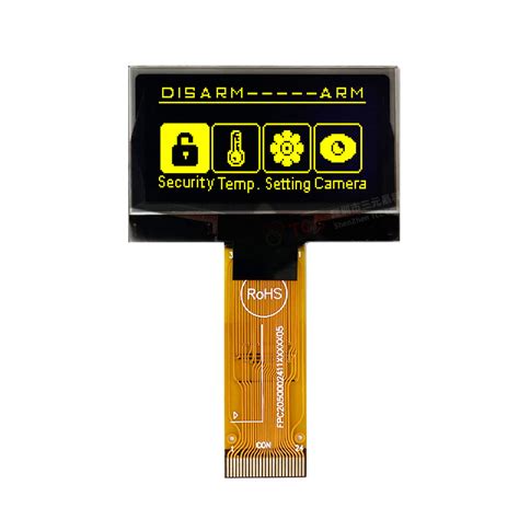 24 Pin 128 64 Yellow OLED Display Spi I2c Interface Monochrome LCD Module 128 64 OLED And 128