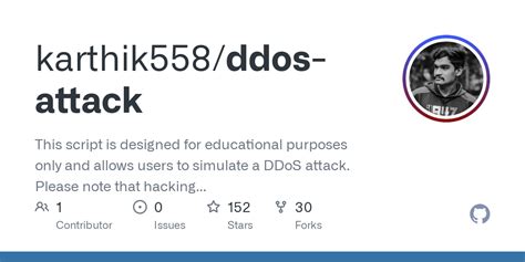 github karthik558 ddos attack this script is designed for