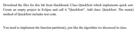 public class quicksort { quicksort