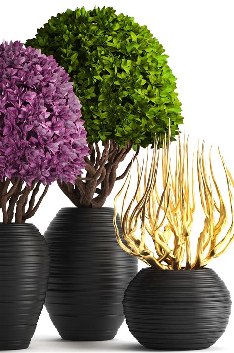 장식용 나무 3d 모델 2 Max Fbx Obj Unknown Free3d