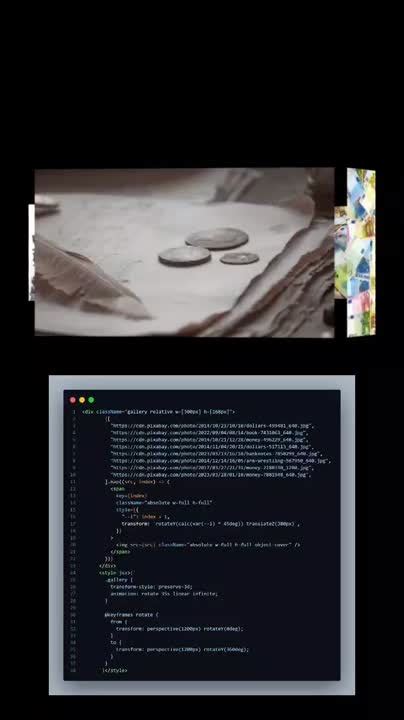 Gabriel Adegoke On Linkedin Learn How To Create A 3d Rotating Gallery With React Click The Link