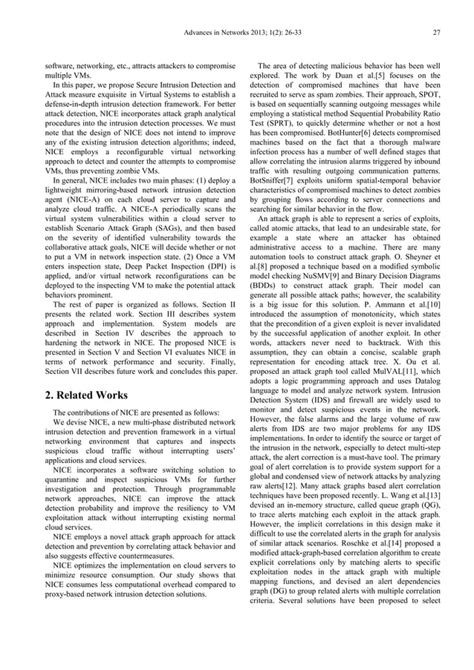 Secure Intrusion Detection And Attack Measure Selection In Virtual Network Systems Pdf