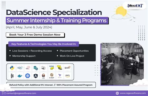 Summer Industrial Internship And Training Program 2024 Regex Software