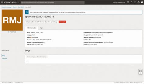Integrate Oracle Cloud Infrastructure Resource Manager With Automation