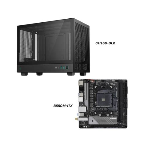 Deepcool Ch160 Portable Mini Itx Casing Thunder Match