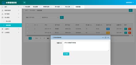 全新版java ssm mysql水费管理系统 代码 当牛作码