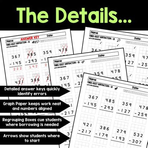 3 Digit Addition With Regrouping Graph Paper Scaffolding And Visual Supports