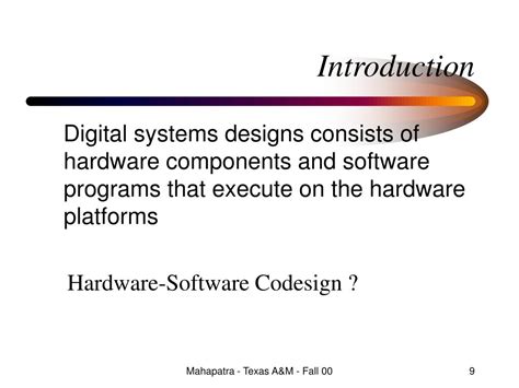 Ppt Hardware Software Codesign Of Embedded System Powerpoint