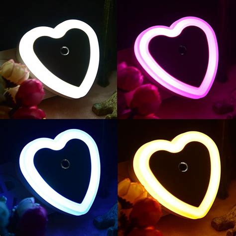 Jual Lampu Tidur LOVE LED Sensor Otomatis Night Lampu Led Kotak Mini Shopee Indonesia