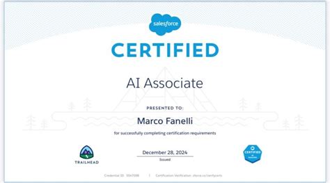 Aispecialist Aiassociate Salesforce Marco Fanelli