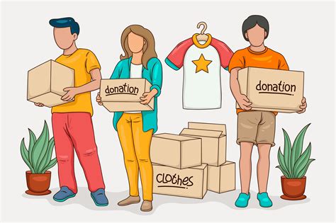 Free Vector Clothing Donation Illustration