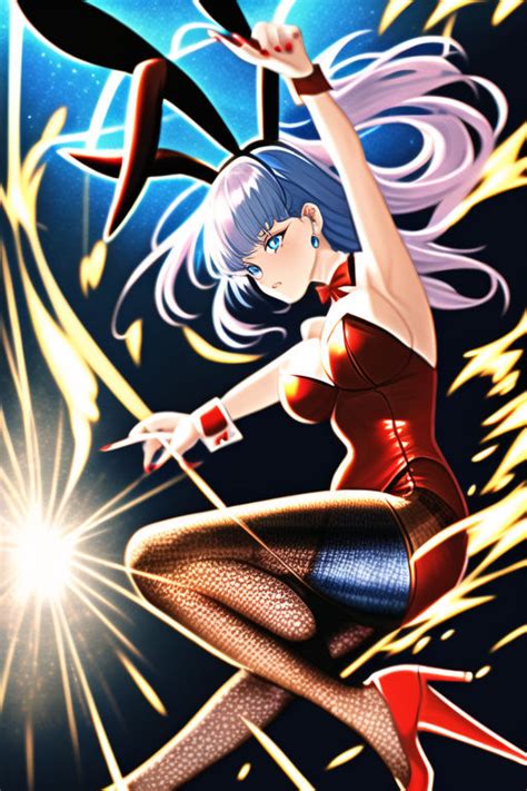 ai made bulma bunnygirl v3 by kcirdnab1 on deviantart