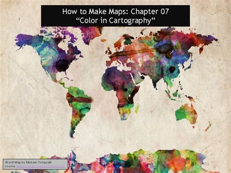 How To Make Maps Chapter Color In