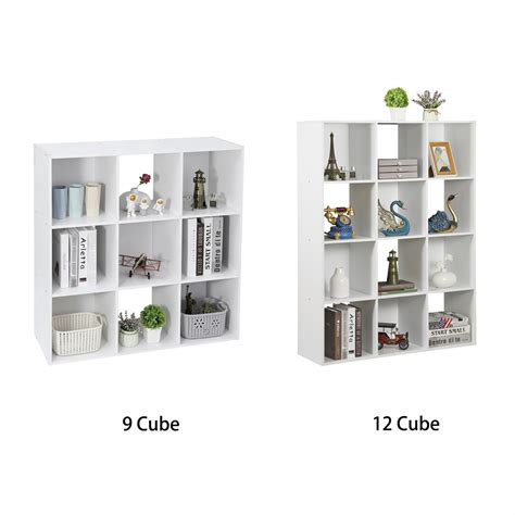 White Cube Wood Bookcase White Cube Storage And Bookshelves Laura