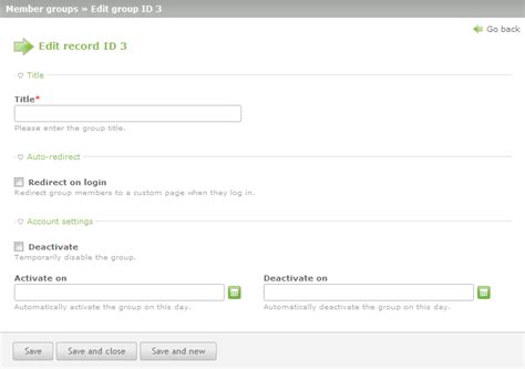 managing member groups in contao web hosting hub