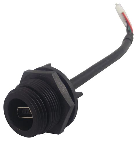 PX0446 Bulgin Limited Computer Cable USB Mini B Receptacle Crimp Terminal Farnell UK