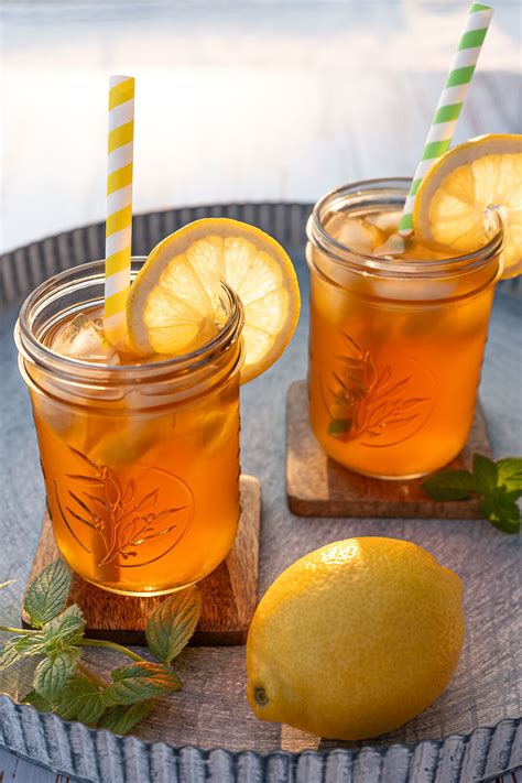 Lemon Iced Tea Zitronen Eistee Selber Machen