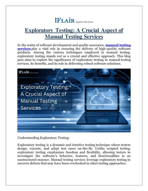 Ppt Exploratory Testing A Crucial Aspect Of Manual Testing Services Powerpoint Presentation